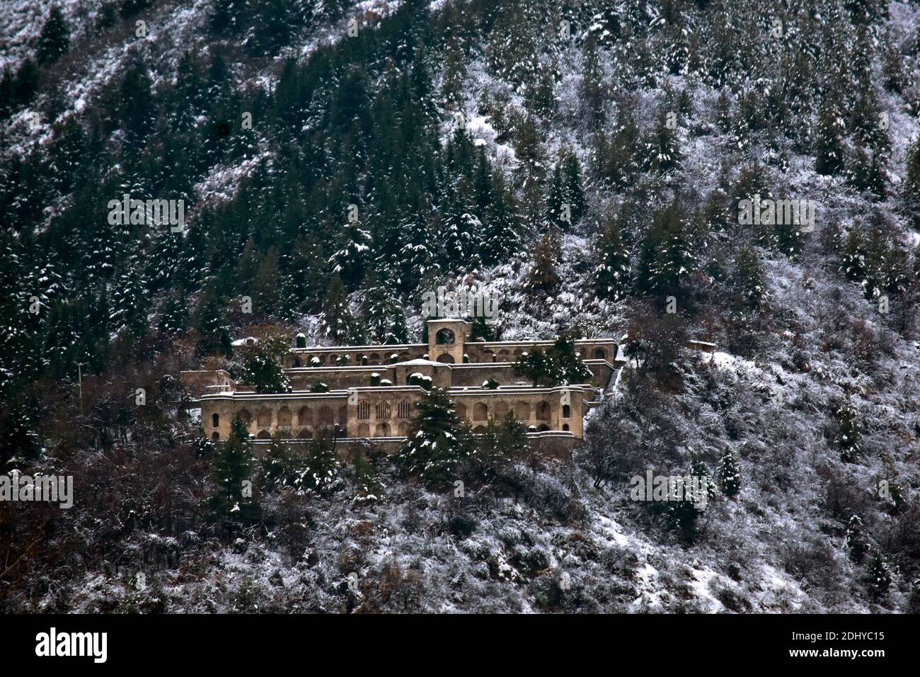 A general view of the Pari Mahal (The Palace of Fairies) after seasons ...