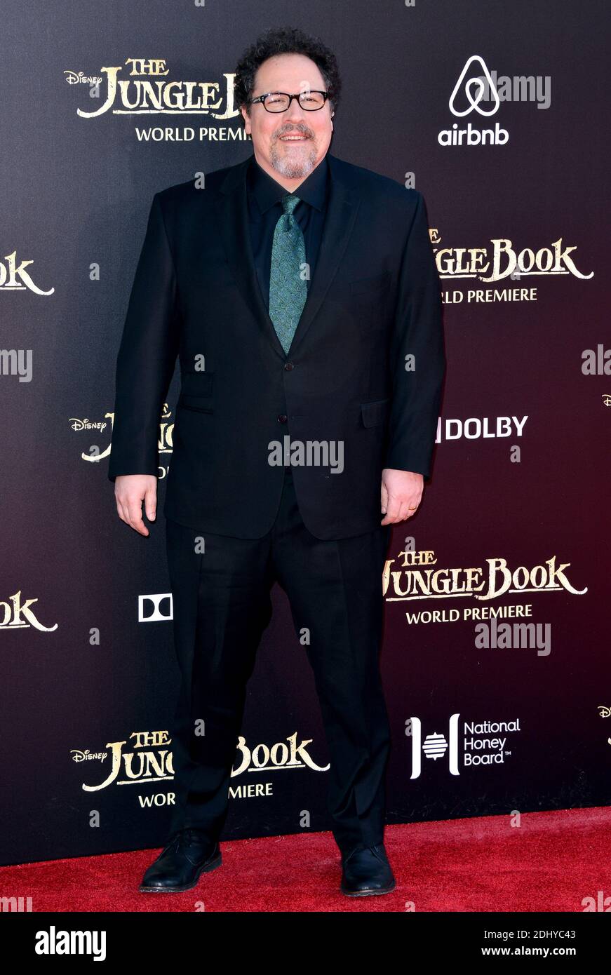 Jon Favreau attends the premiere of Disney's The Jungle Book at the El ...