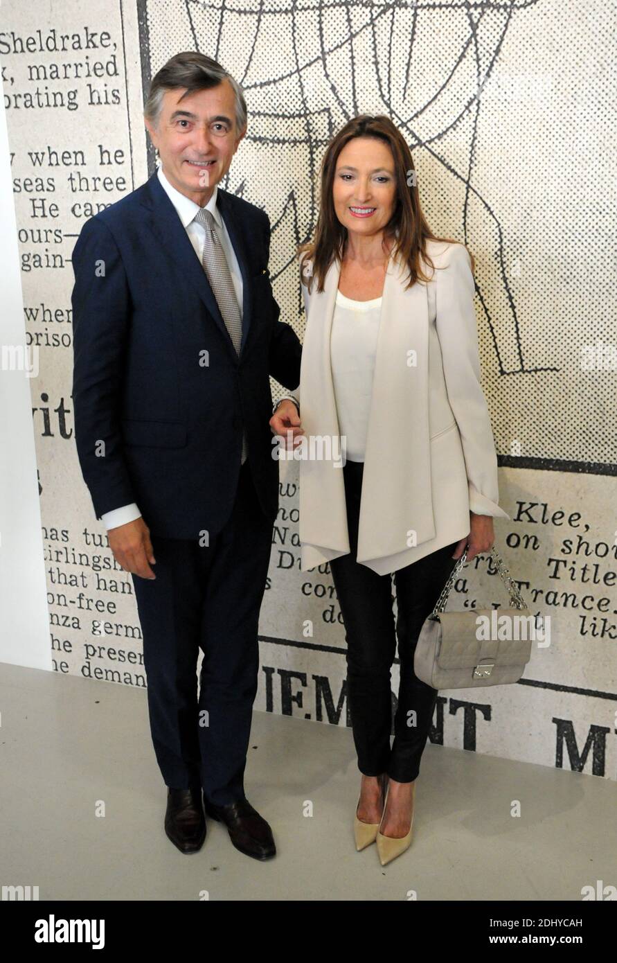 Philippe Douste Blazy and wife Marie Yvonne attending Paul Klee, Irony ...