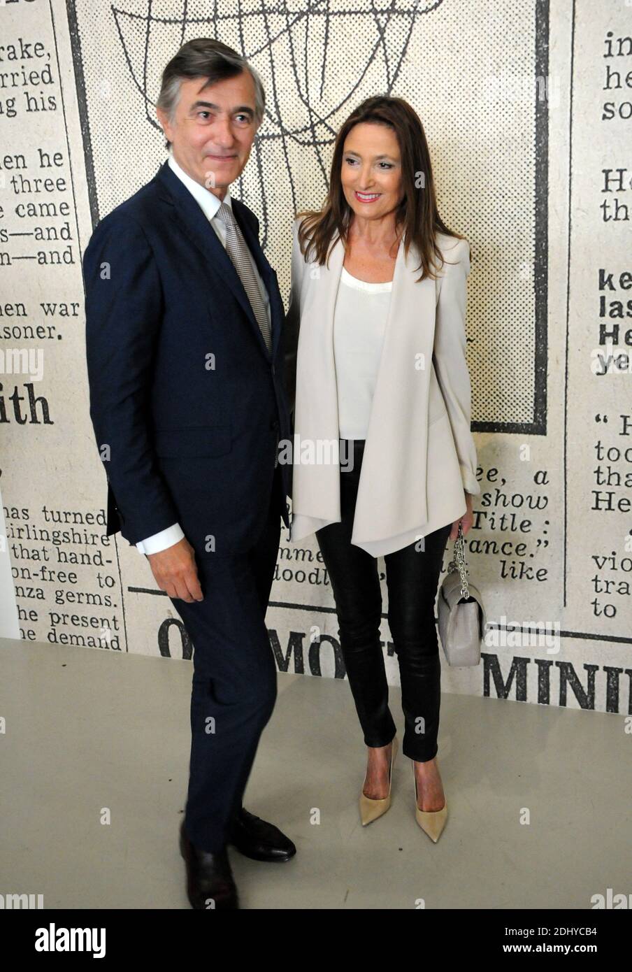 Philippe Douste Blazy and wife Marie Yvonne attending Paul Klee, Irony ...
