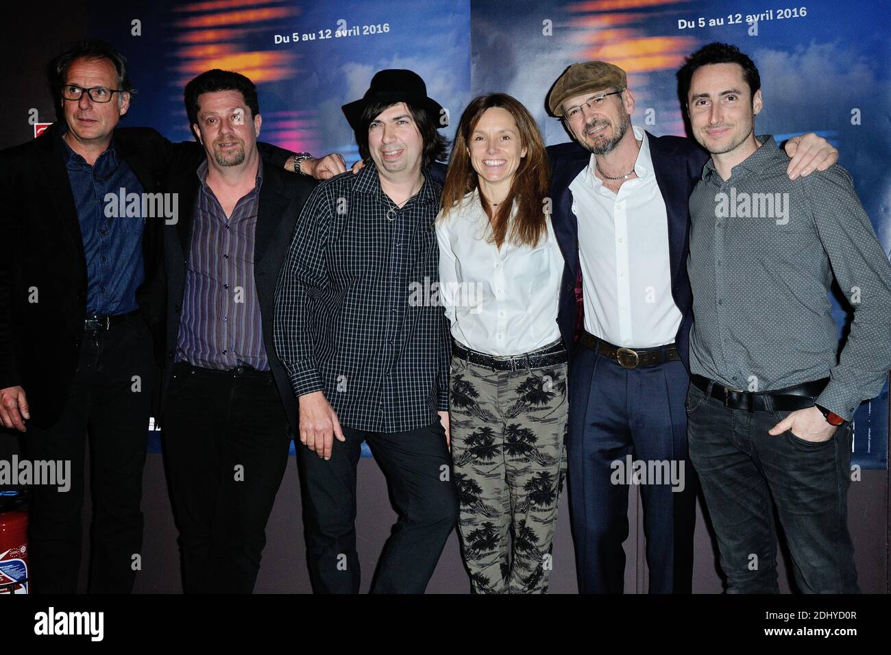 L'equipe du film Ouragan, Cyril Barbancon, Andy Byatt et Jacqueline ...