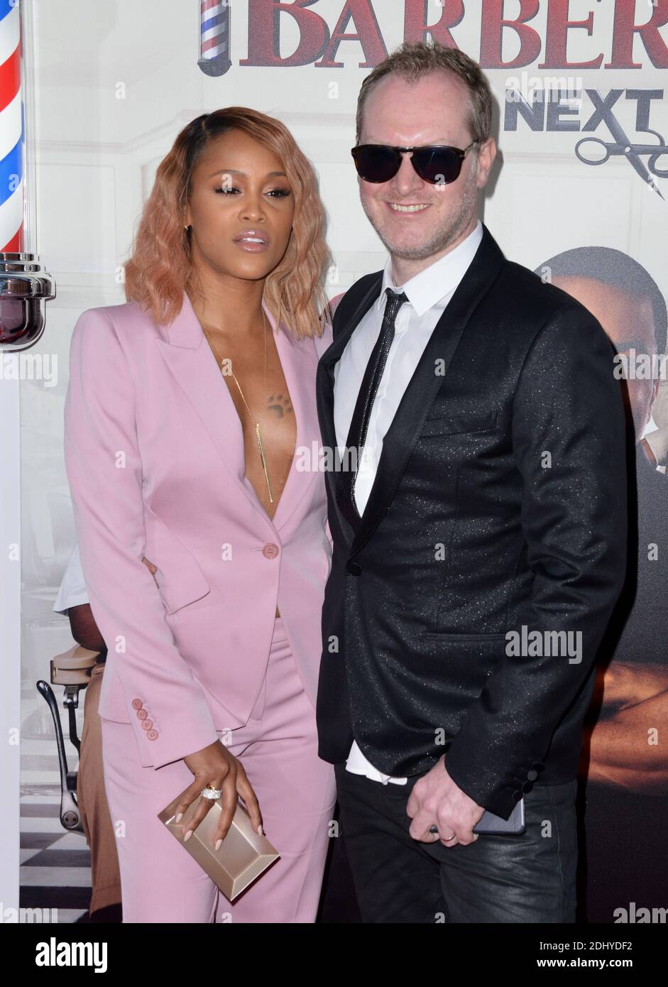 Eve and Maximillion Cooper attend the premiere of New Line Cinema's ...