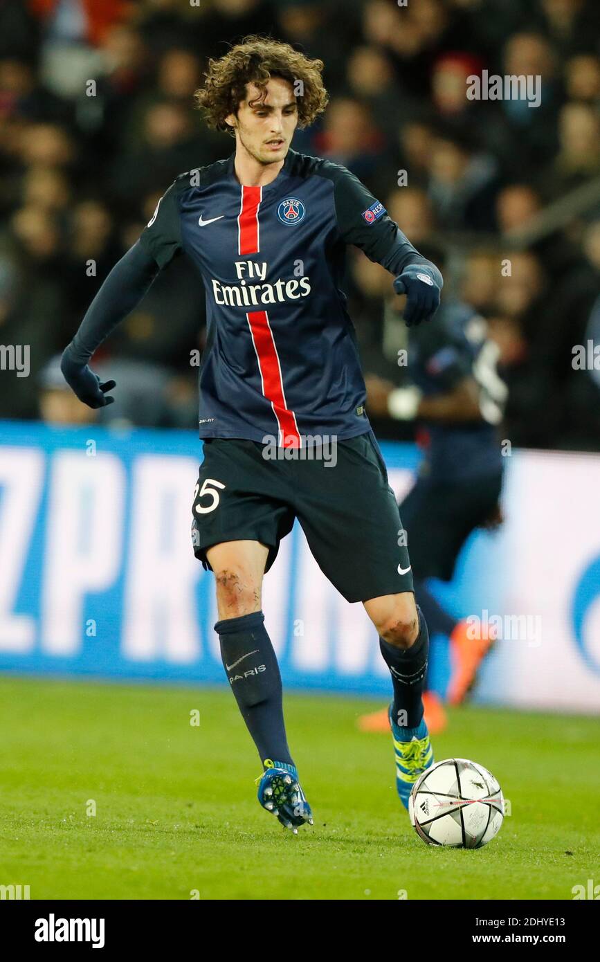 PSG's Adrien Rabiot during the UEFA Champions League Quarter-Final ...