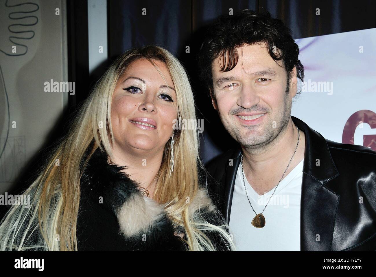 Loana et Jean-Pierre Danel assistent a la 'Soiree Guitar Tribute de ...