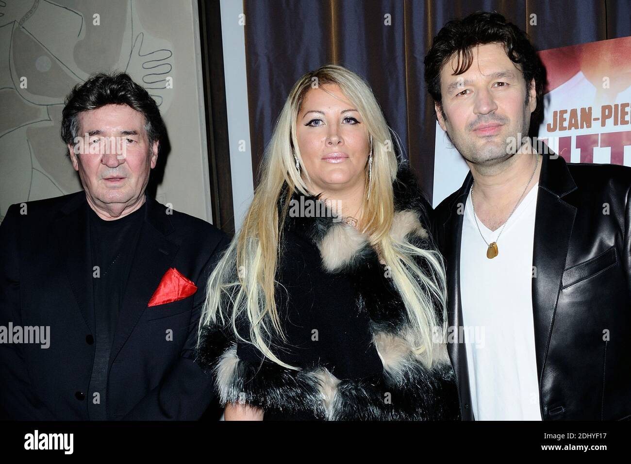 Pascal Danel, Loana et Jean-Pierre Danel assistent a la 'Soiree Guitar ...