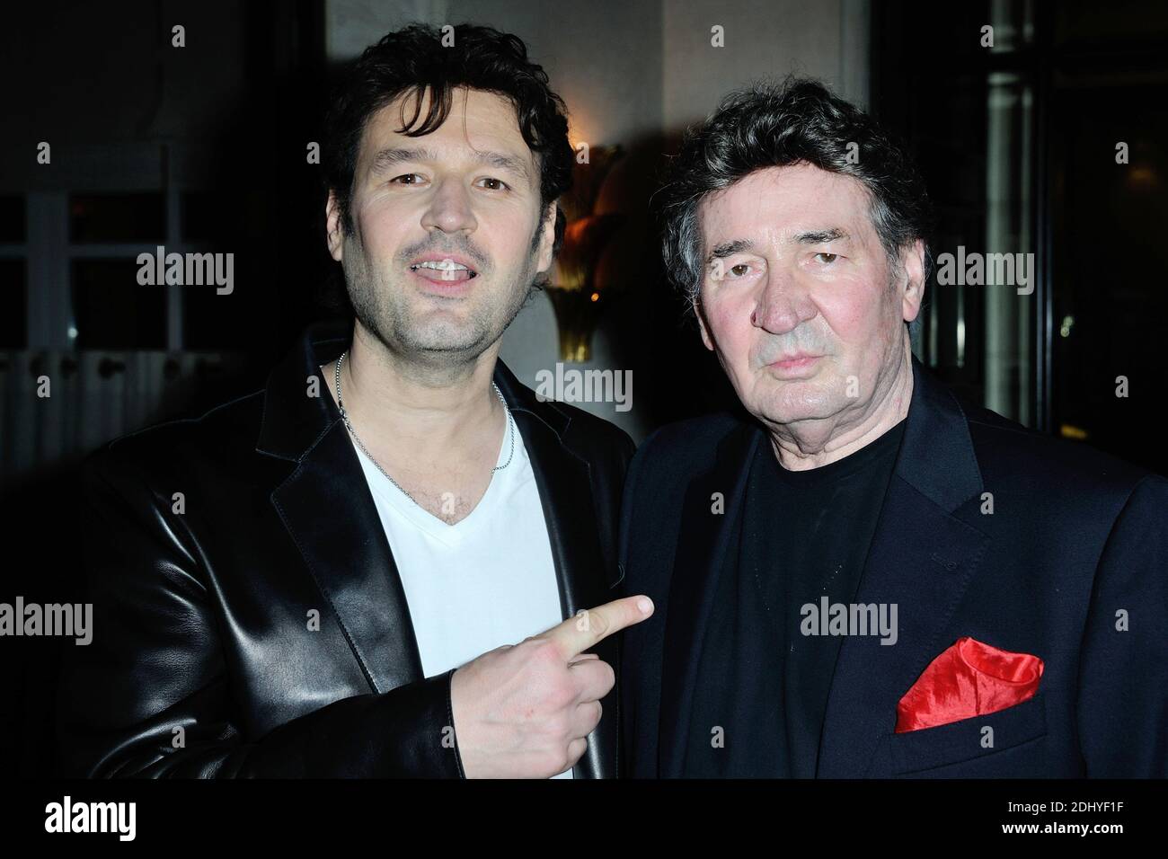 Jean-Pierre Danel et son pere Pascal Danel assistent a la 'Soiree ...