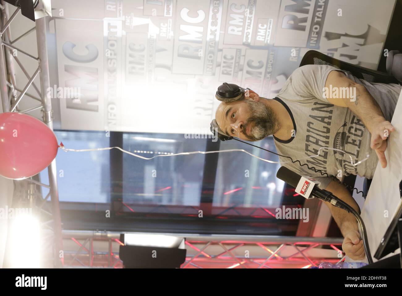 Exclusive - Vincent Moscato at the 'Moscato Show' sport talk show on ...