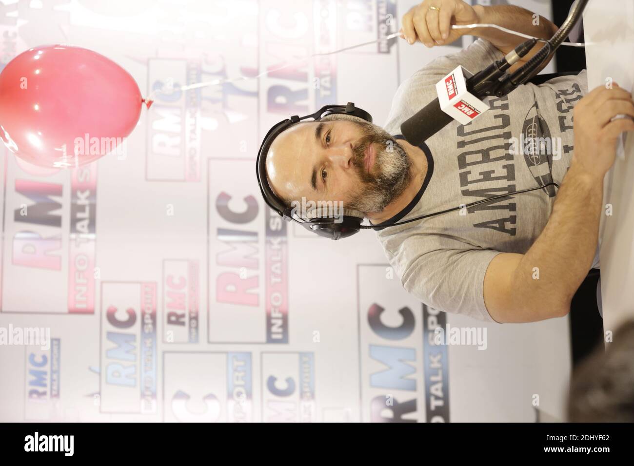 Exclusive - Vincent Moscato at the 'Moscato Show' sport talk show on ...