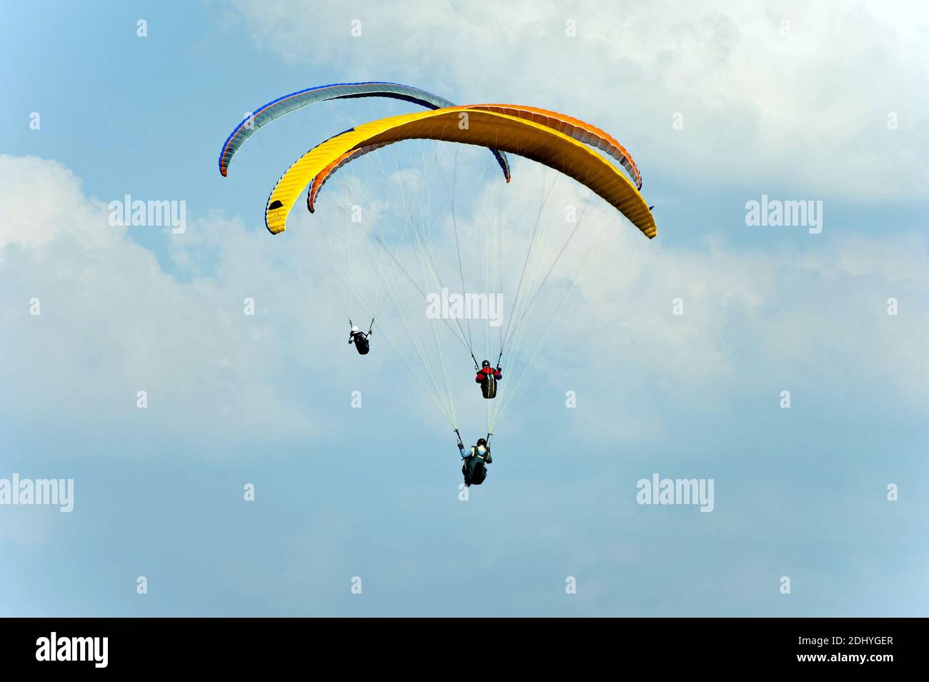 Paraglider - Gleitschirmflieger Stock Photo - Alamy