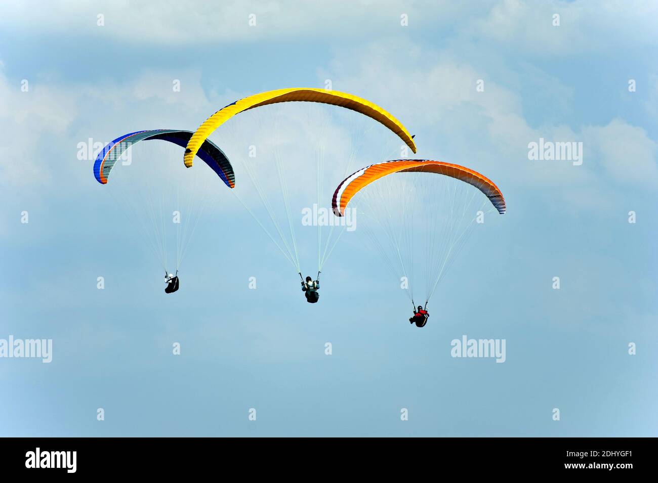 Paraglider - Gleitschirmflieger Stock Photo - Alamy