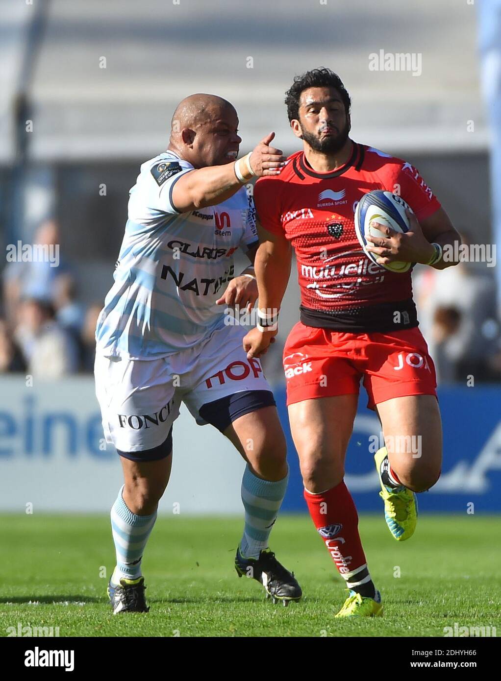 The Racing 92 during the European Rugby Champions Cup Quarter Final ...