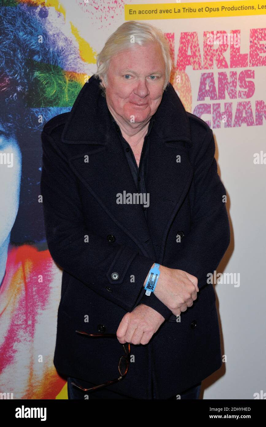 David McNeil assiste a la representation VIP de Robert Charlebois au theatre Bobino a Paris ...