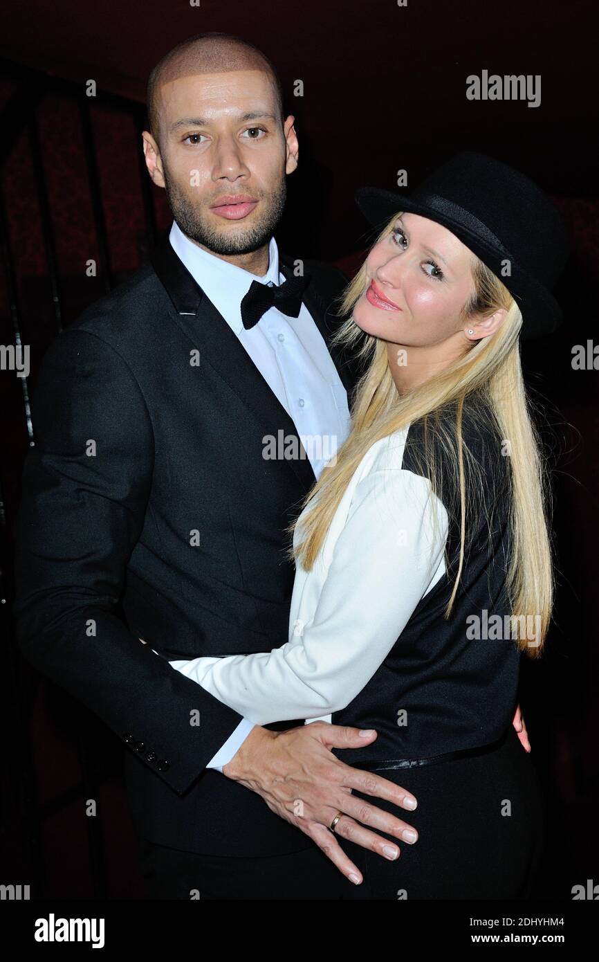 Xavier Delarue et Tatiana Laurens Delarue assistent au cocktail ...