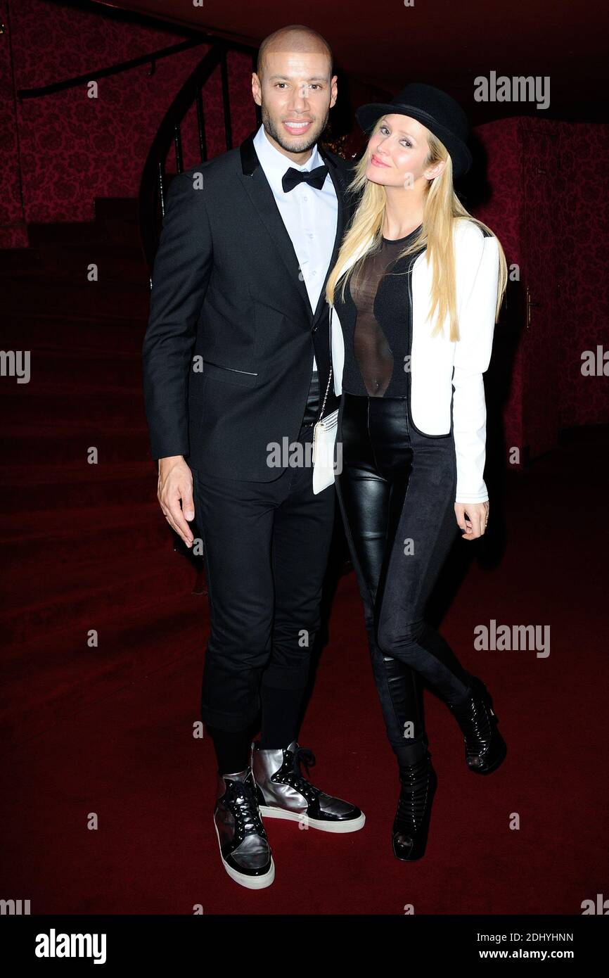 Xavier Delarue et Tatiana Laurens Delarue assistent au cocktail ...