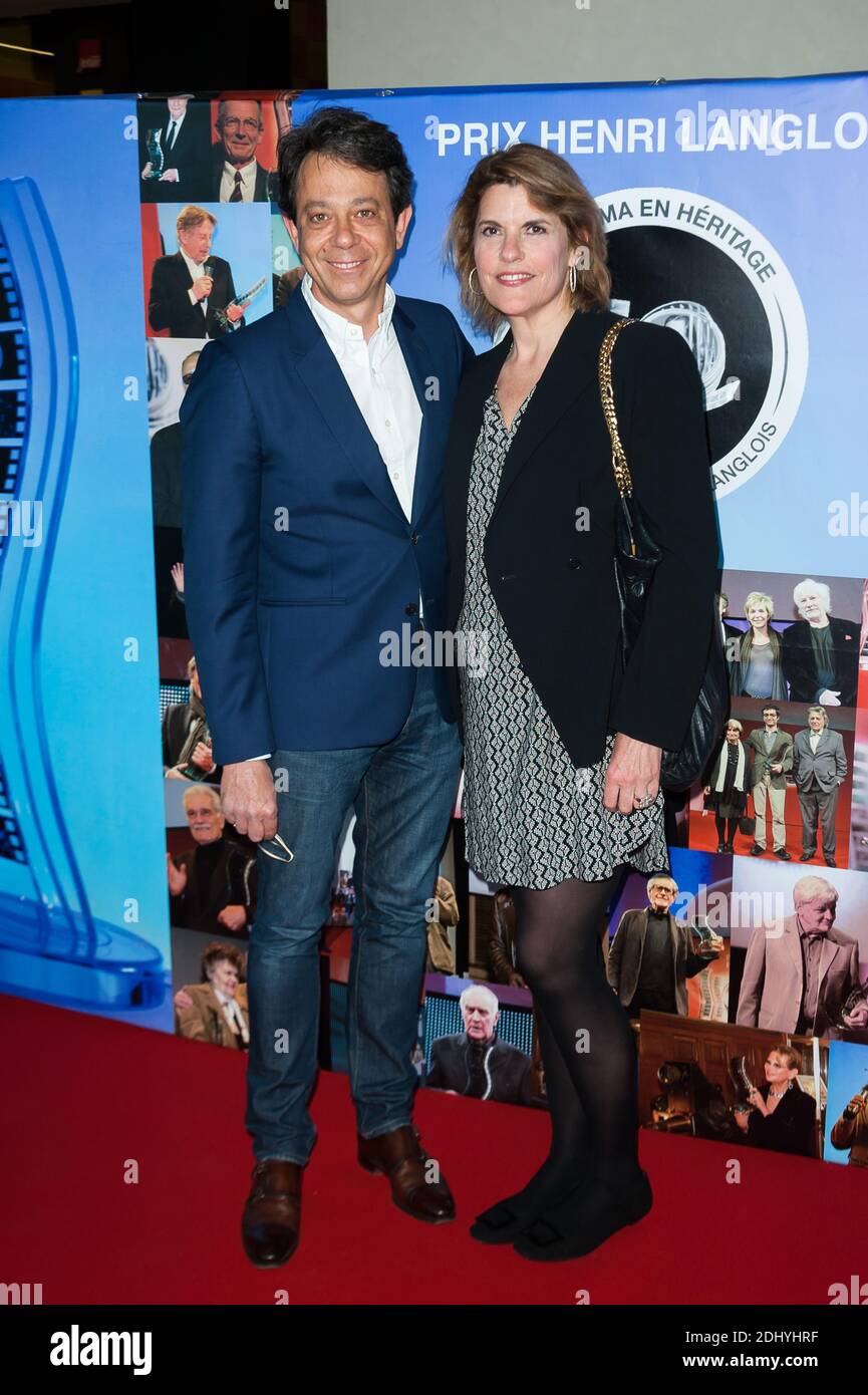 Mathilde Vitry and Philippe Poivre attending the 'Prix Henri Langlois ...