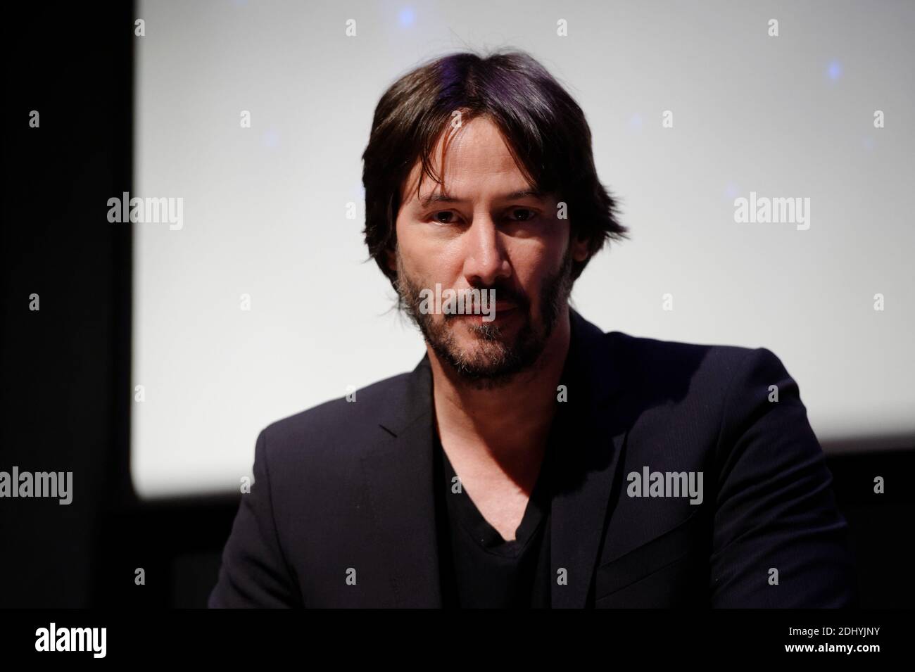 Keanu Reeves attending 'Side by Side' presentation at Royal Monceau in ...