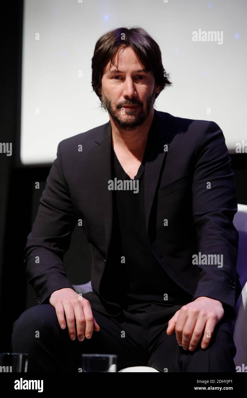 Keanu Reeves attending 'Side by Side' presentation at Royal Monceau in ...