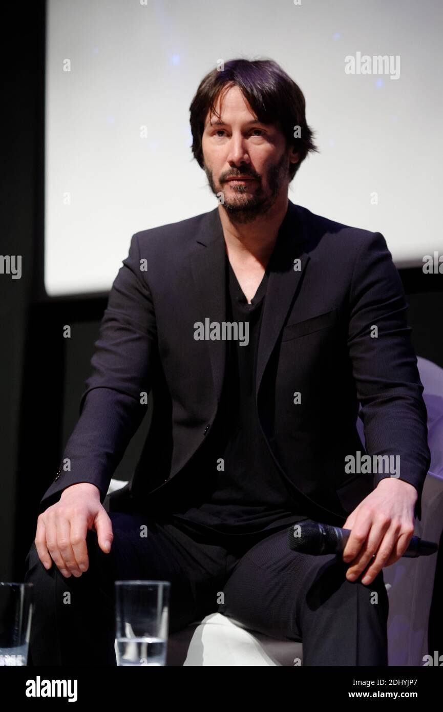 Keanu Reeves attending 'Side by Side' presentation at Royal Monceau in ...