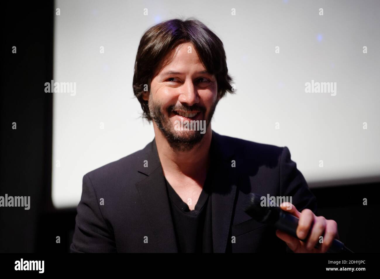 Keanu Reeves attending 'Side by Side' presentation at Royal Monceau in ...