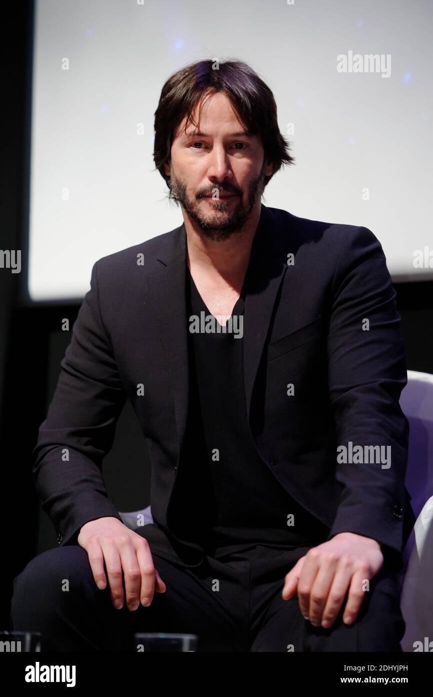 Keanu Reeves attending 'Side by Side' presentation at Royal Monceau in ...