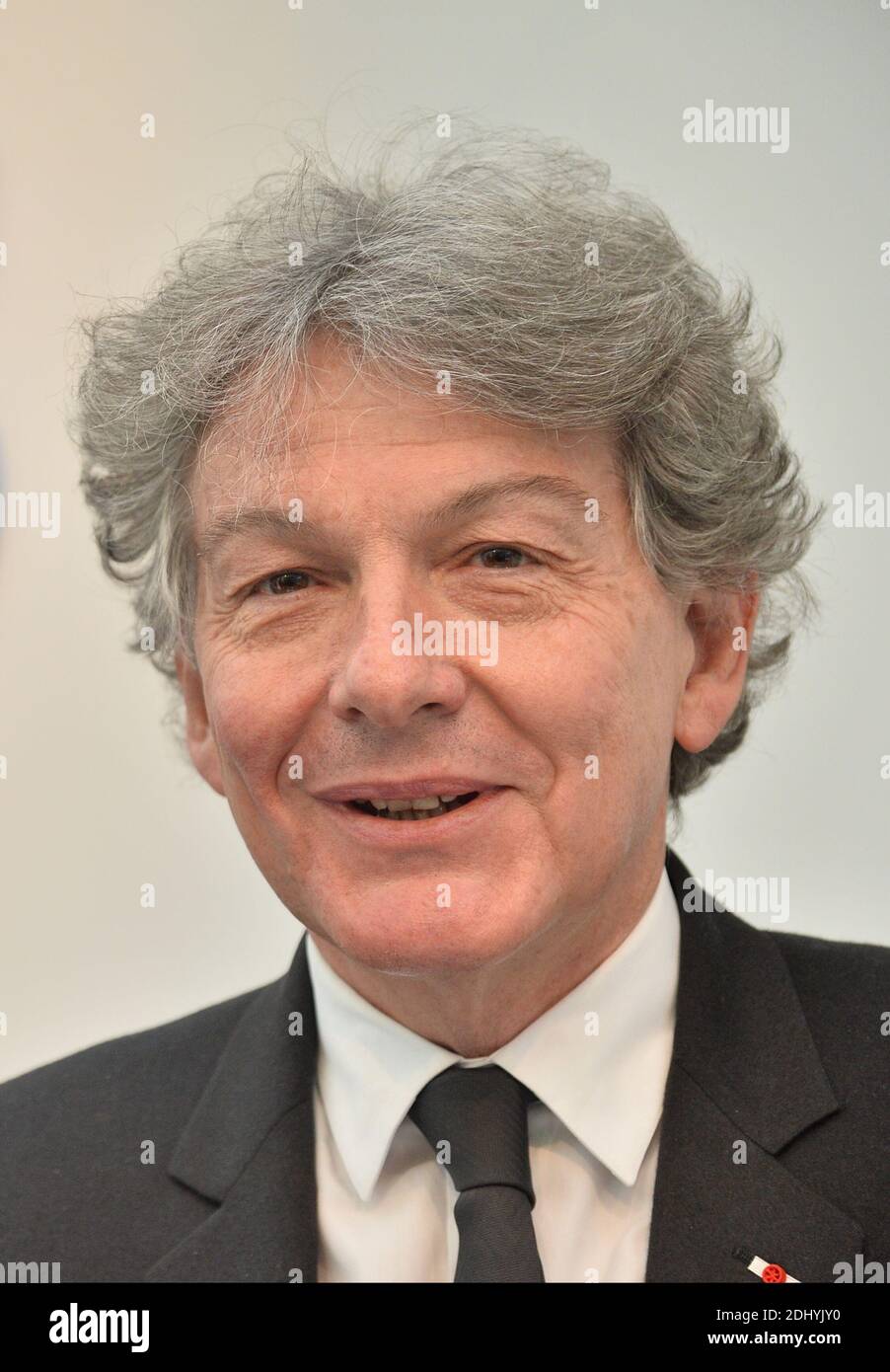 Atos Chairman and CEO Thierry Breton delivers his speech during the ...