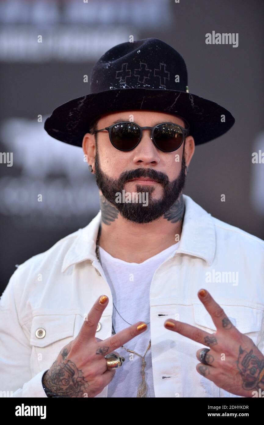 AJ McLean attends the World Premiere of 'Captain America: Civil War' at ...