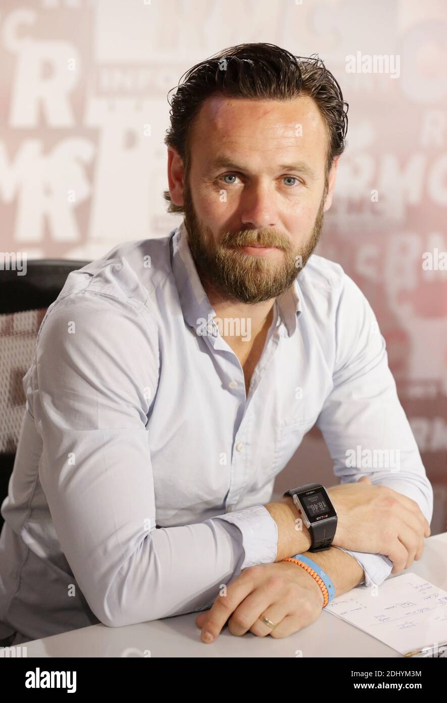 Exclusive - Steve Savidan at the 'Luis Attaque' talk show on RMC Radio ...