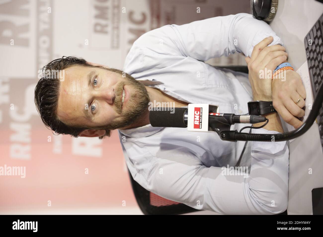 Exclusive - Steve Savidan at the 'Luis Attaque' talk show on RMC Radio ...