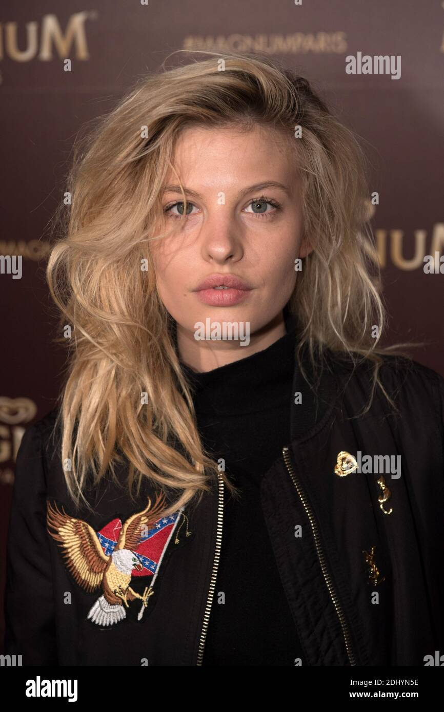 Mylène Manin assiste a l'inauguration du Concept Store Magnum a Paris ...