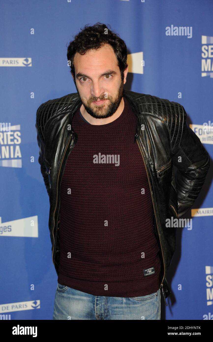 David Mora assiste a la ceremonie d'ouverture du 7eme festival Series ...