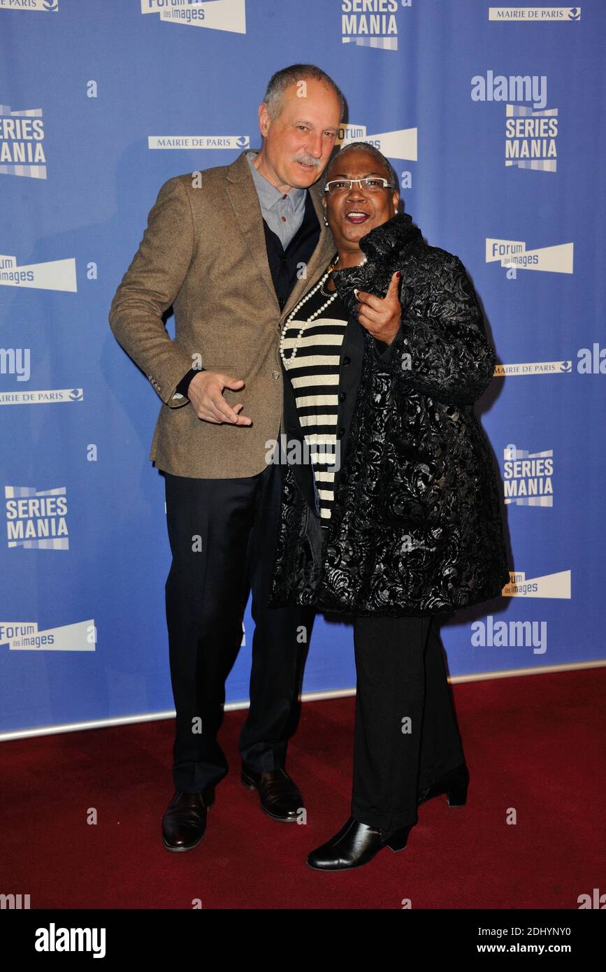 Tony Grisoni, Firmine Richard assistent a la ceremonie d'ouverture du ...