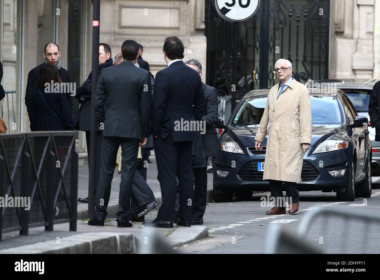 Guest at the funeral of Laurence Chirac (elder daughter of Former ...