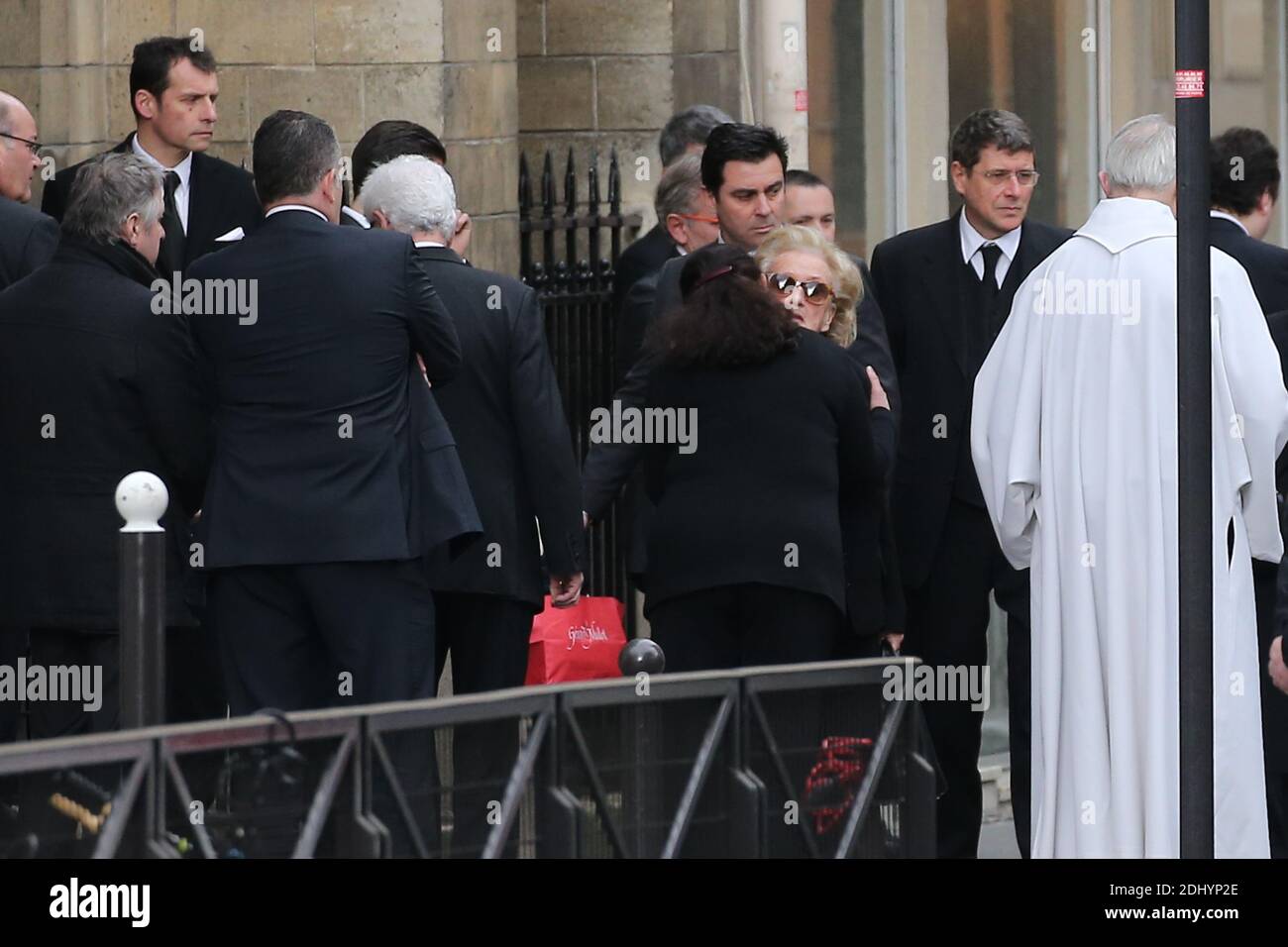 Bernadette Chirac at the funeral of Laurence Chirac (elder daughter of ...