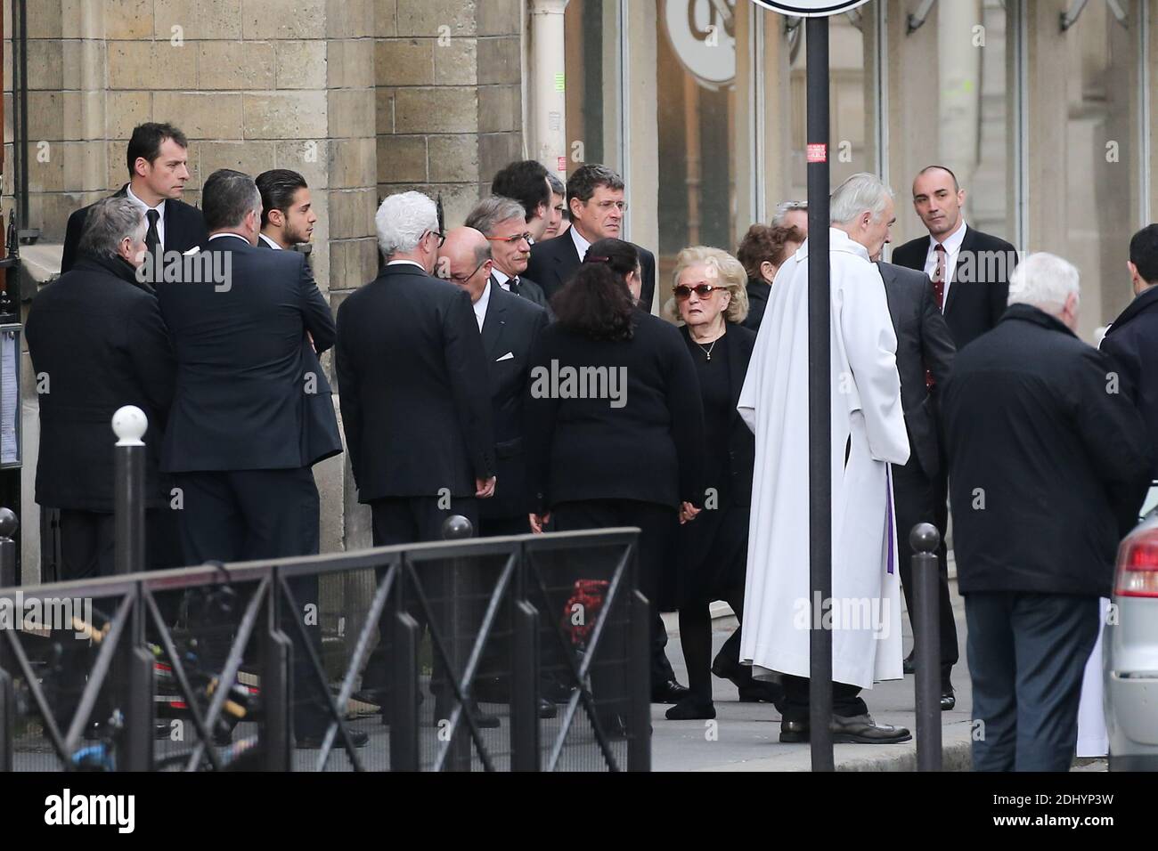 Bernadette Chirac at the funeral of Laurence Chirac (elder daughter of ...