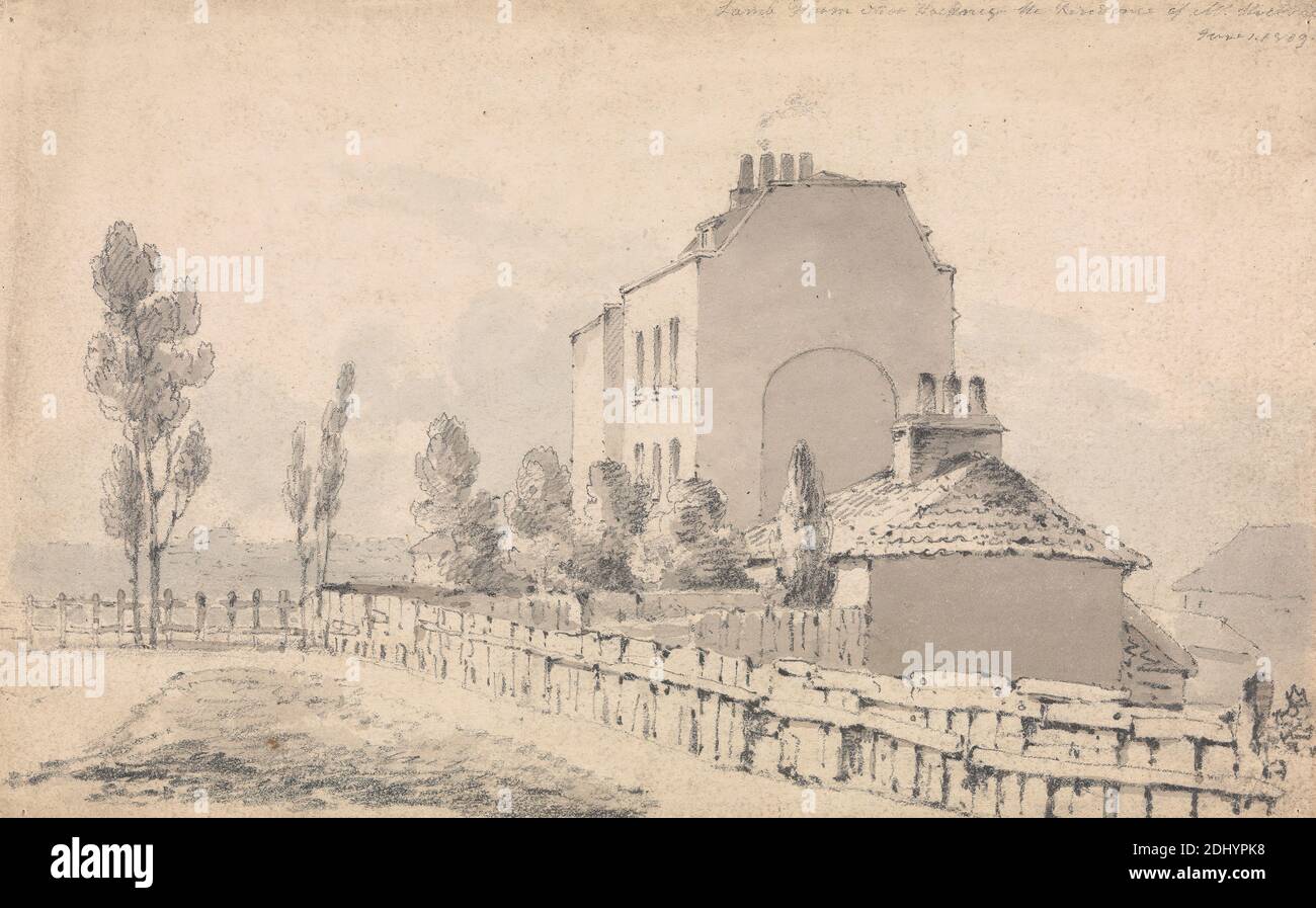 Lamb Farm near Hackney, the Residence of Hick? Richmond Road, George ...