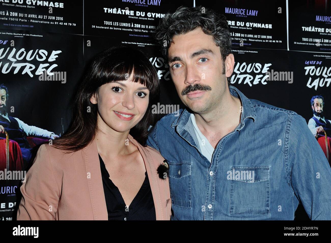 Anais Tellenne et Amaury Chabauty assistent a la Generale de la piece ...