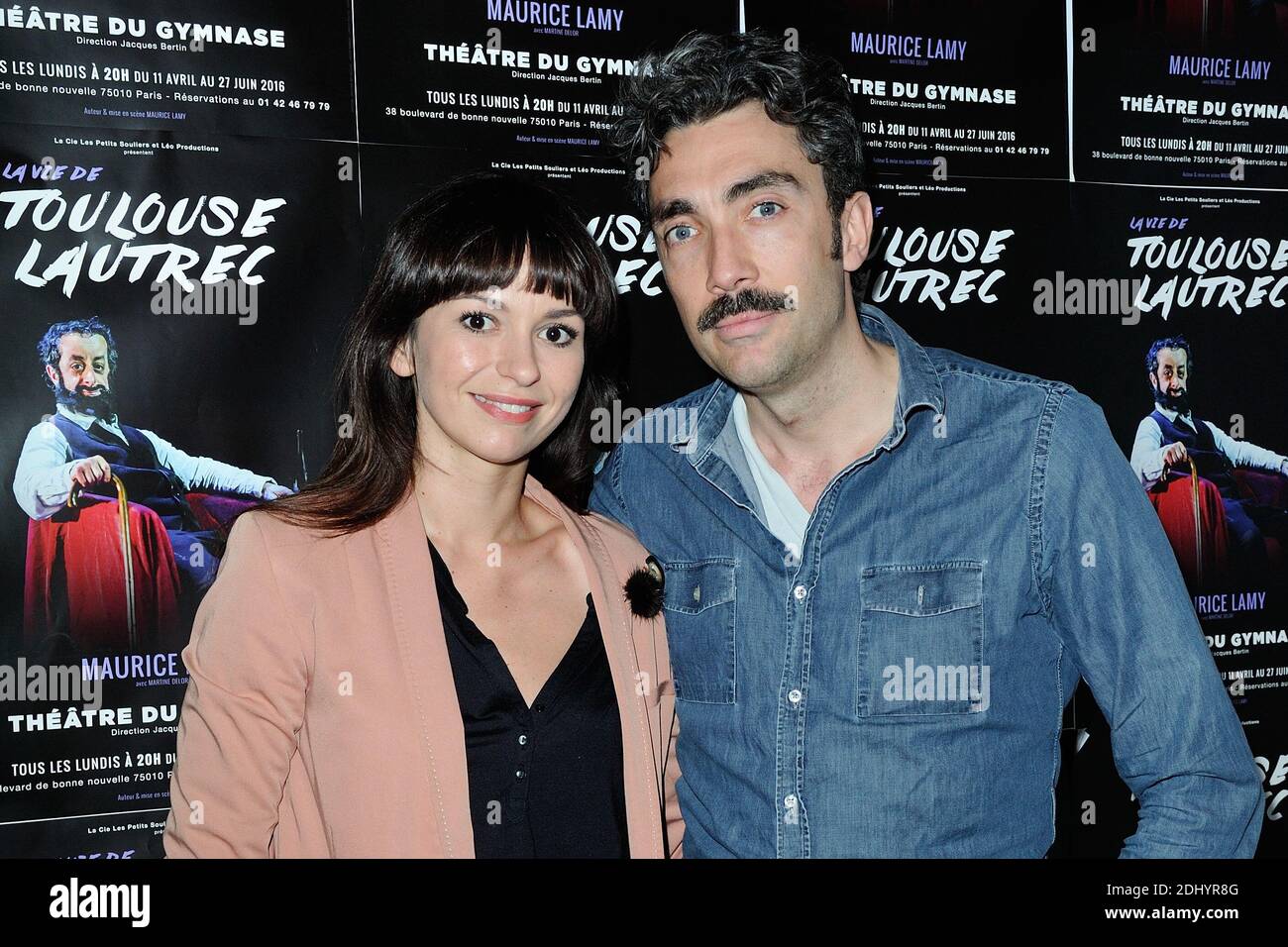 Anais Tellenne et Amaury Chabauty assistent a la Generale de la piece ...