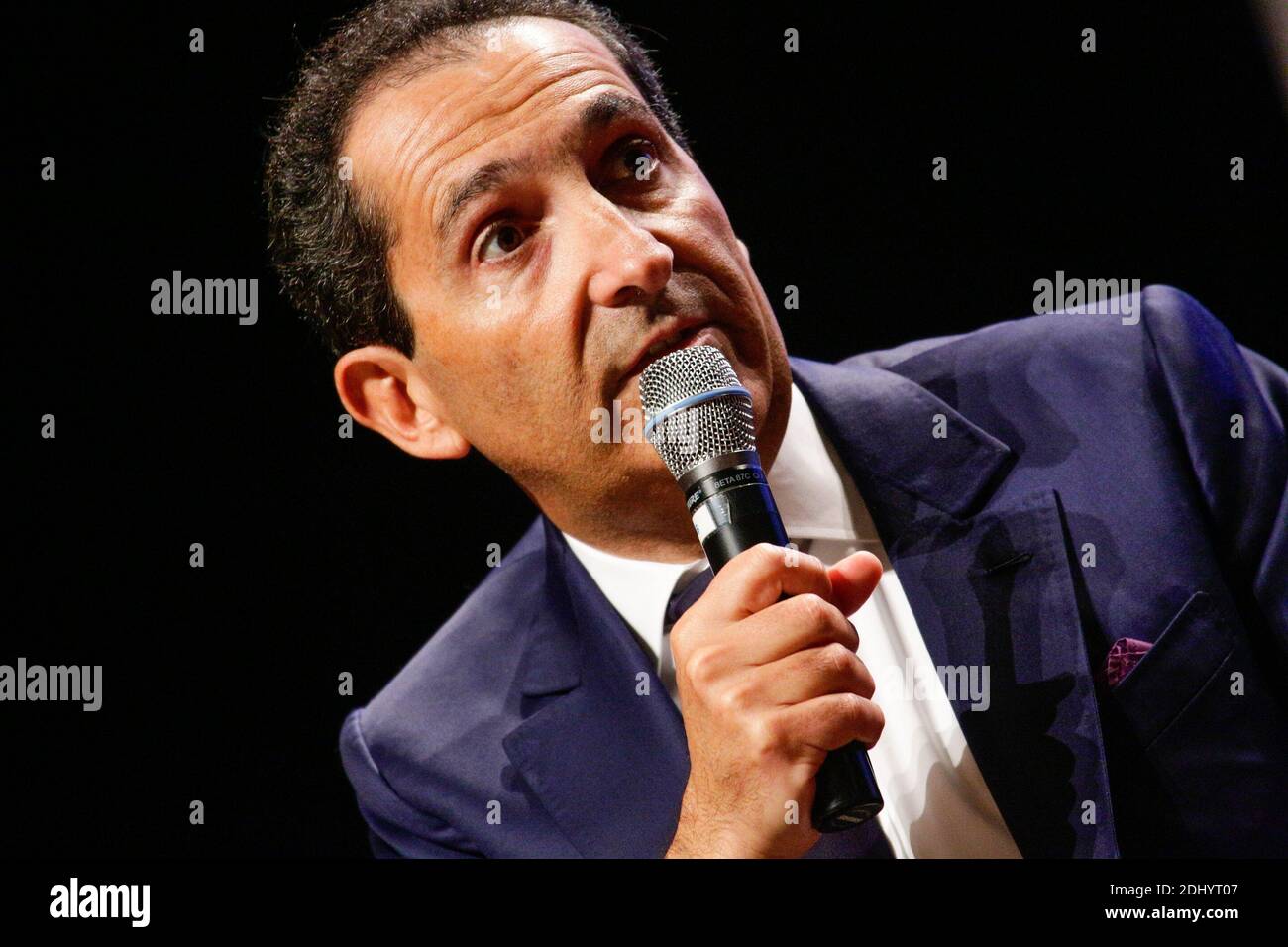 Altice founder and CEO Patrick Drahi at the inauguration of new ...