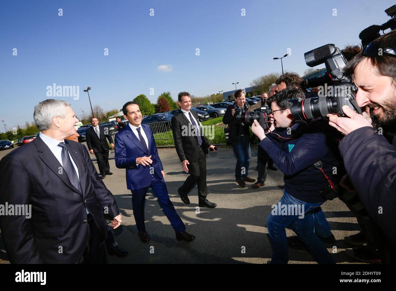 Altice founder and CEO Patrick Drahi at the inauguration of new ...