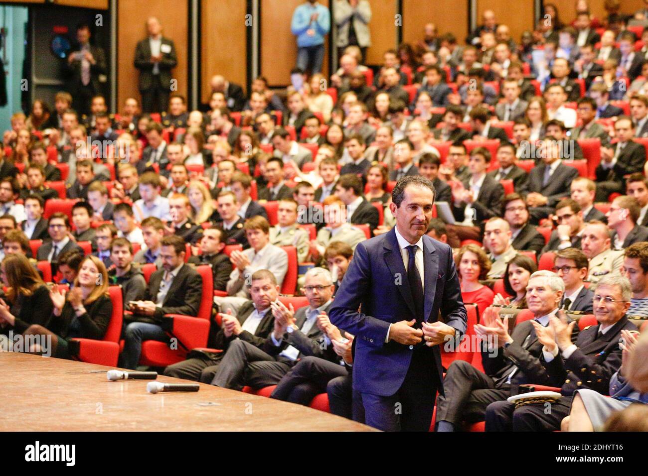 Altice founder and CEO Patrick Drahi at the inauguration of new ...