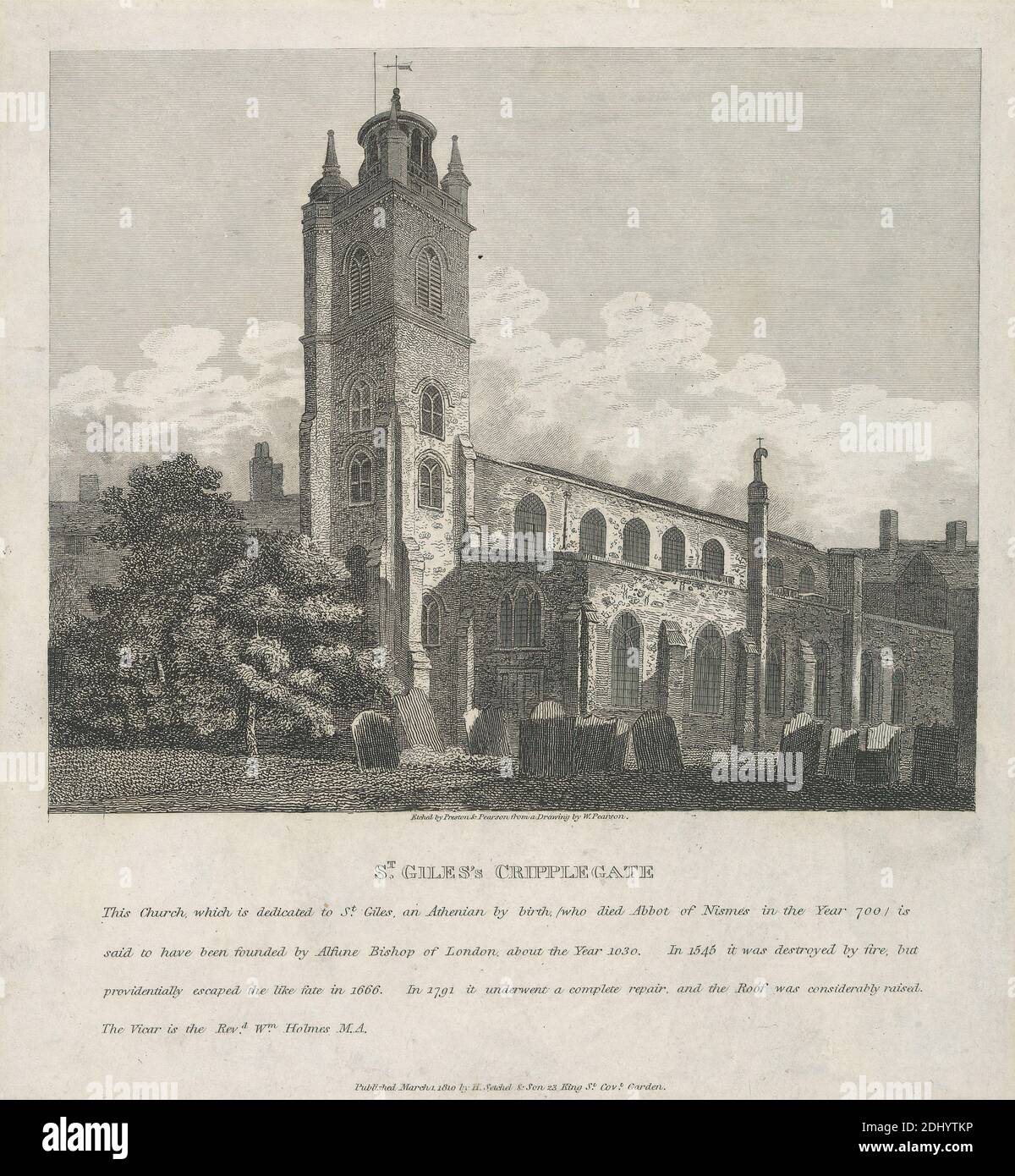 St giles cripplegate hi-res stock photography and images - Alamy