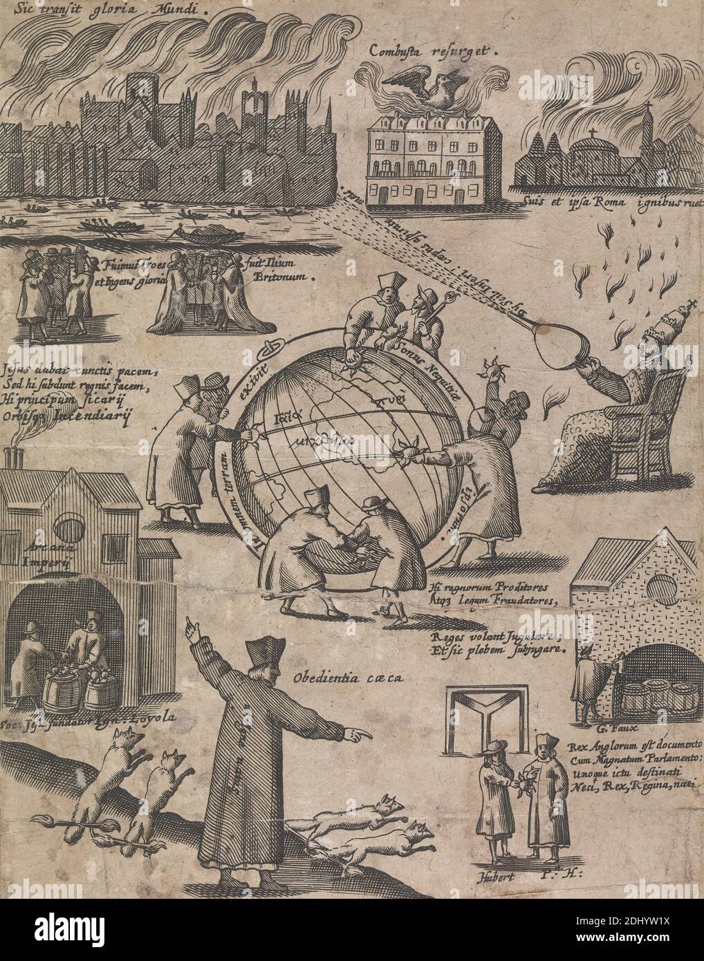 Cartoon suggesting papist origins hi-res stock photography and images ...