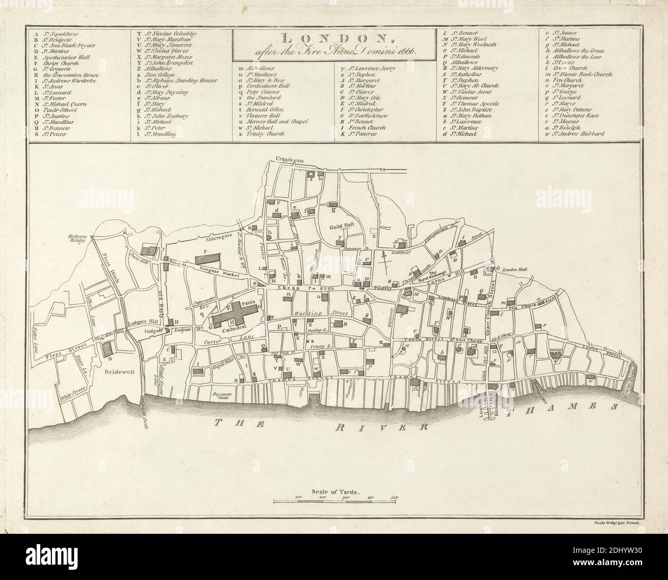 Fire anno domini 1666 plan hi-res stock photography and images - Alamy