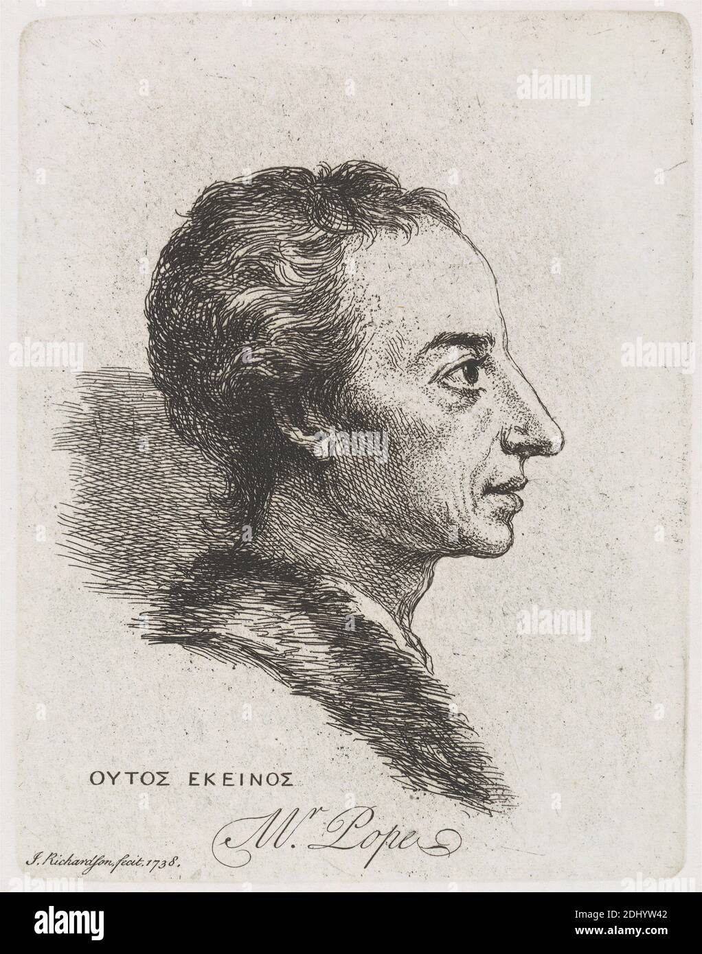 Alexander pope profile hi-res stock photography and images - Alamy