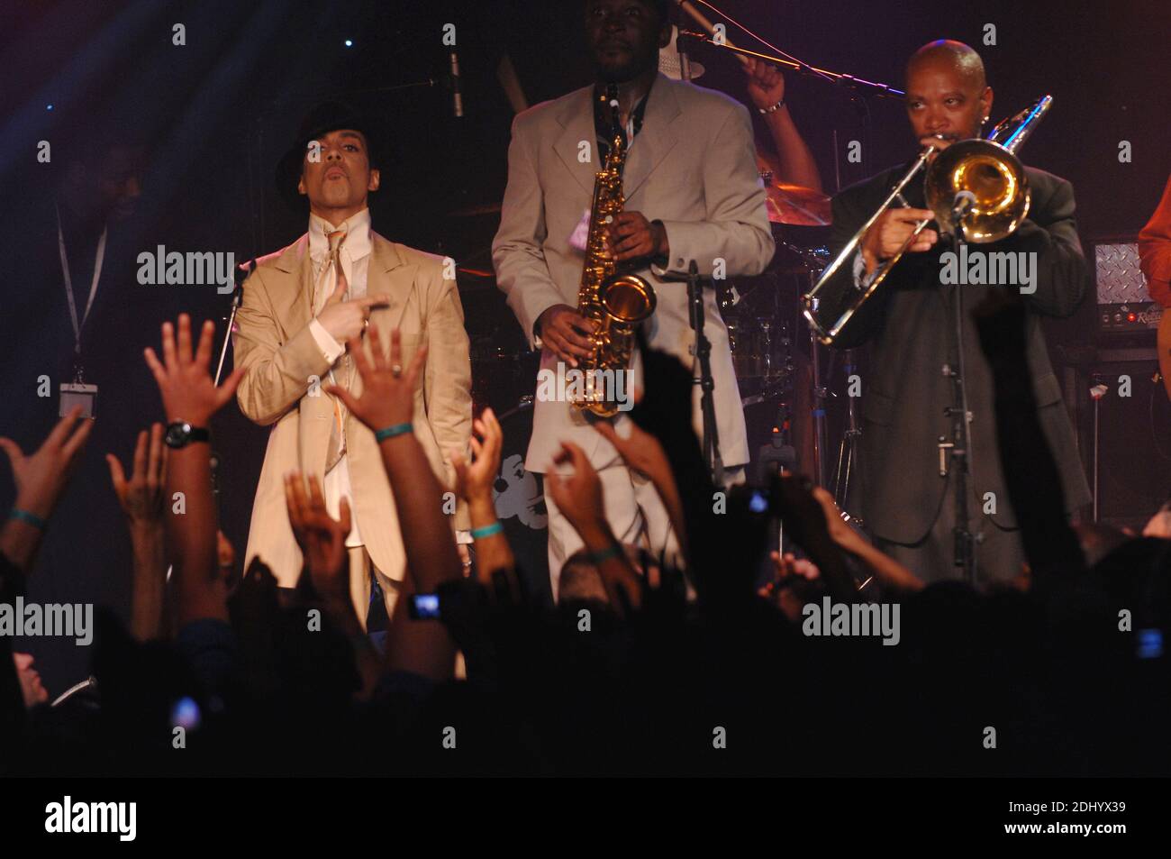 File Photo : Prince performing on stage at the Montreux Jazz Festival ...