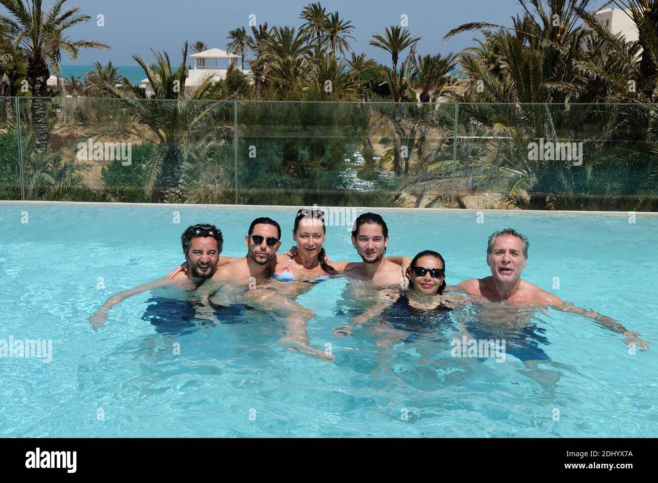 Exclusive. Nader Boussandel, Alban Bartoli, Julie Ferrier, Alexandre ...