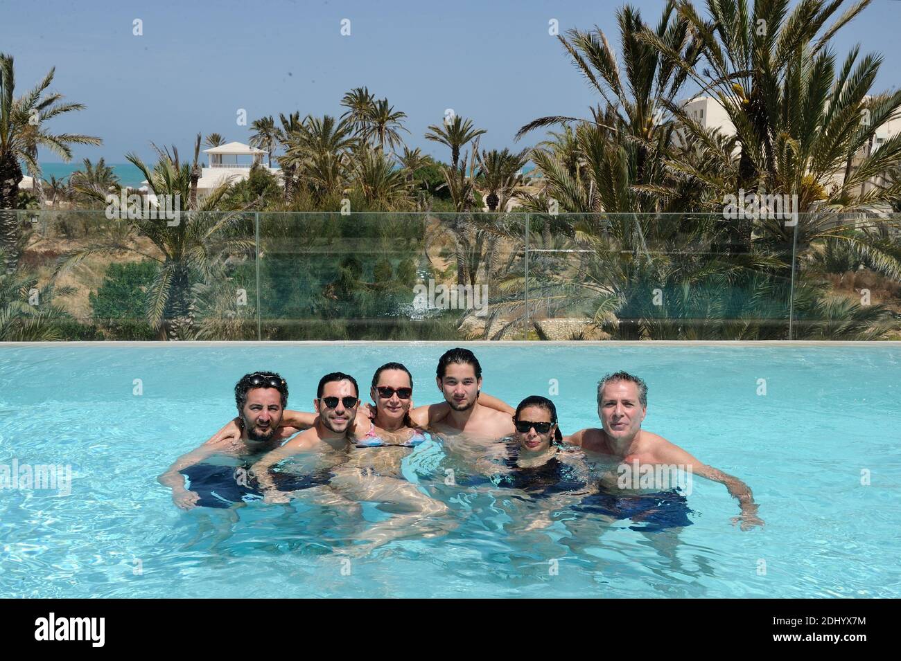 Exclusive. Nader Boussandel, Alban Bartoli, Julie Ferrier, Alexandre ...