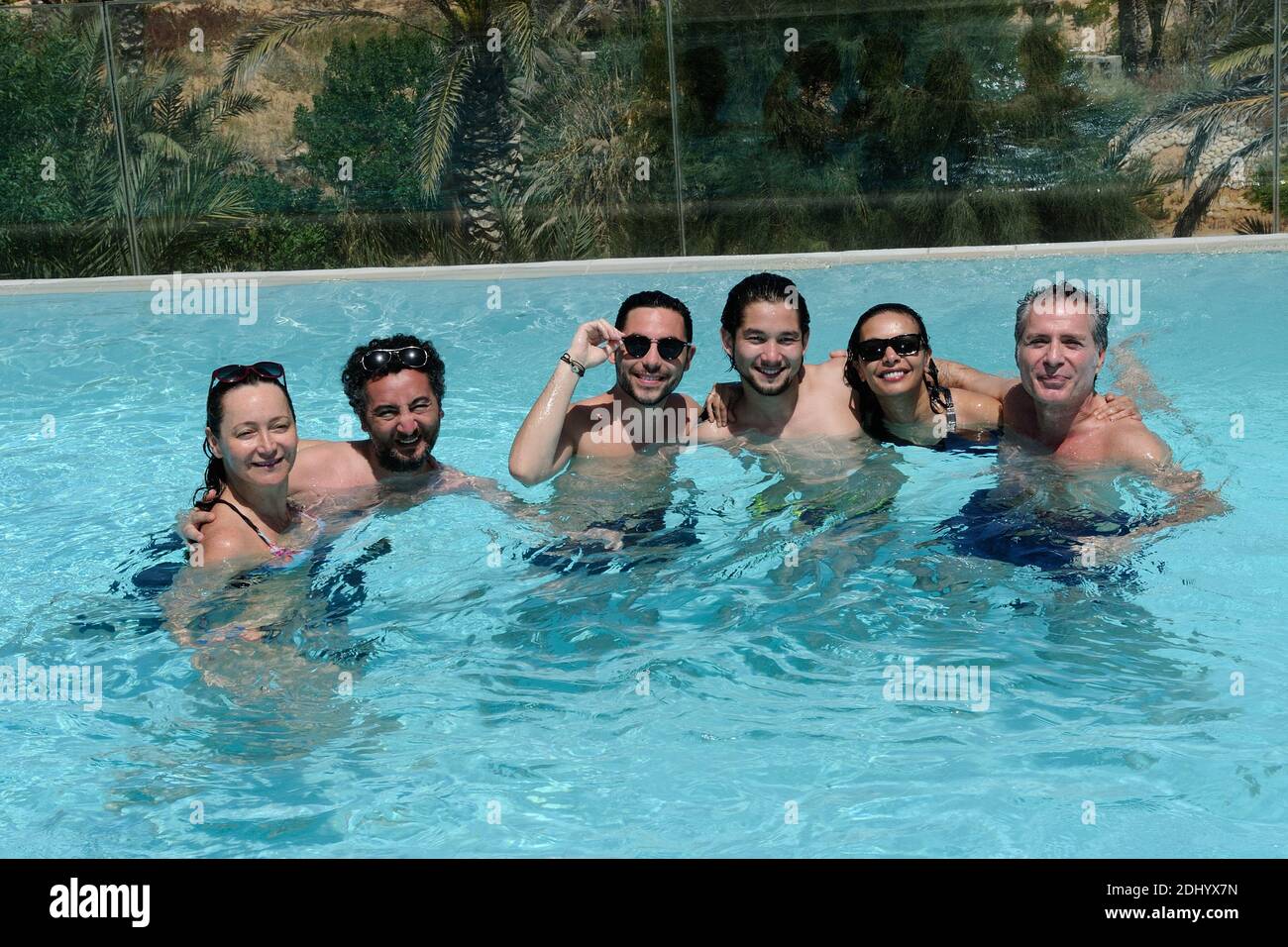 Exclusive. Julie Ferrier, Nader Boussandel, Alban Bartoli, Alexandre ...