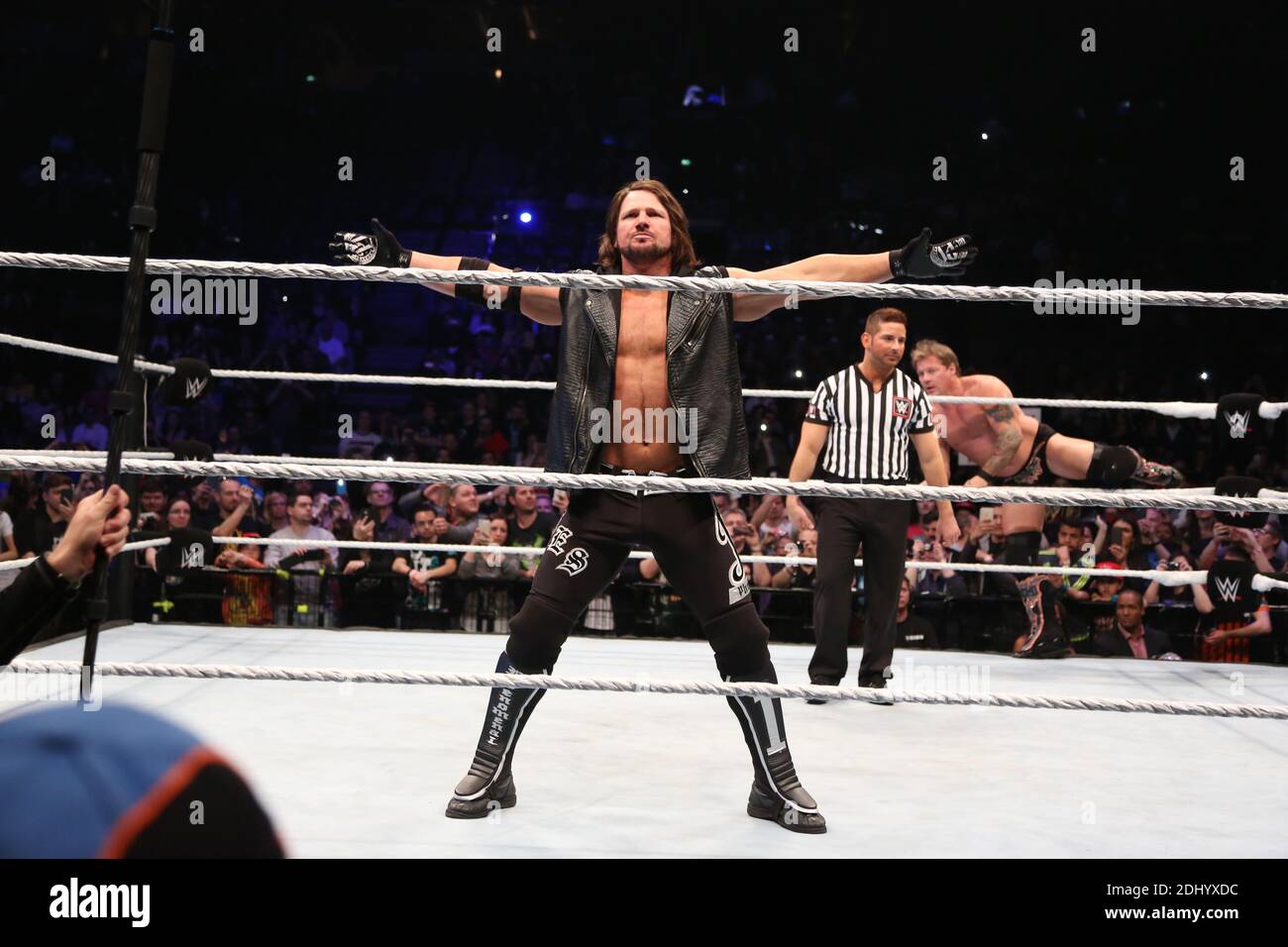 AJ Styles during 'Catch WLIVE WRESTLEMANIA REVENGE' held at Accor Hotel ...