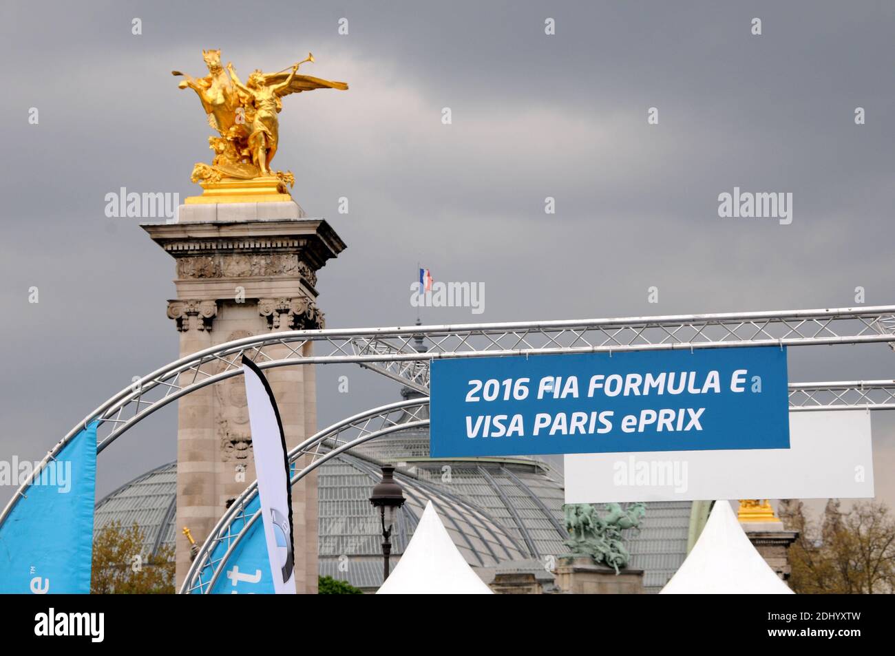 Illustration of the the first European round of the 2015/16 Formula E ...